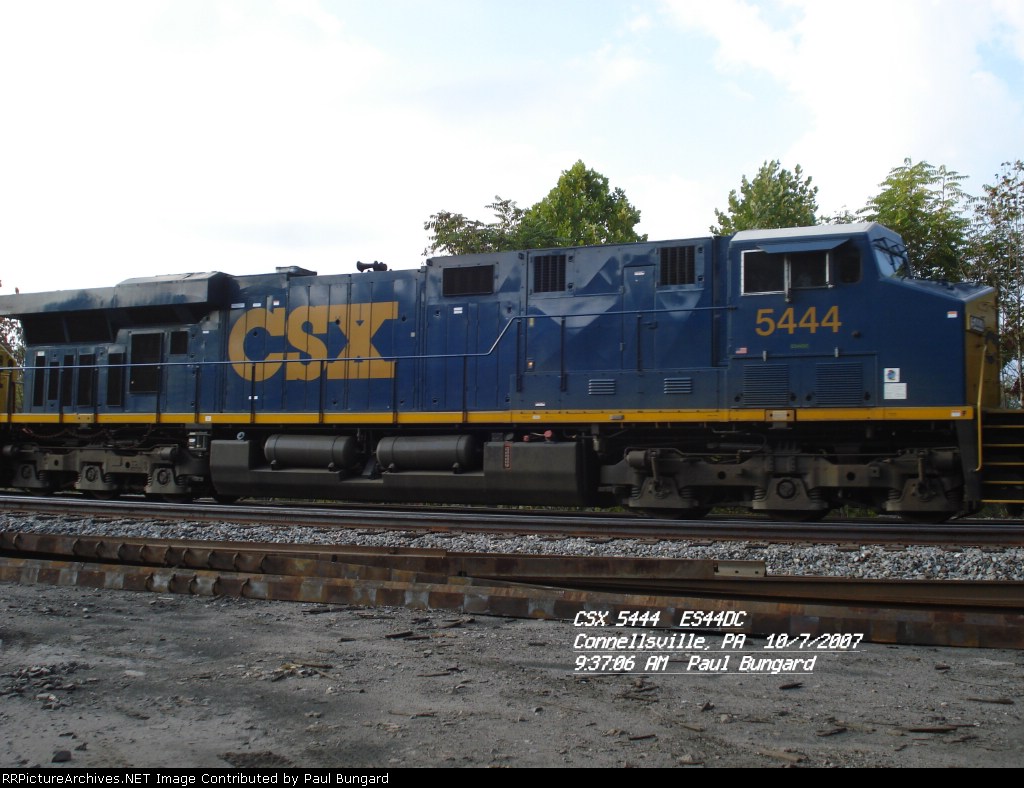 CSX 5444 ES44DC Oct 7, 2007